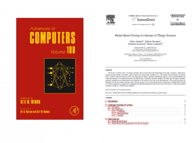 Book chapter – Model-Based Testing for Internet of Things Systems – EGM